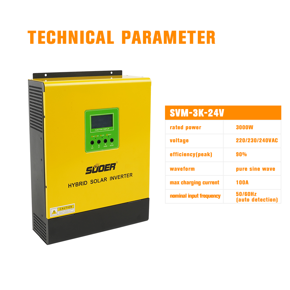 SVM-3K-24 - Off Grid Hybrid Inverter - Foshan Suoer Electronic Industry ...